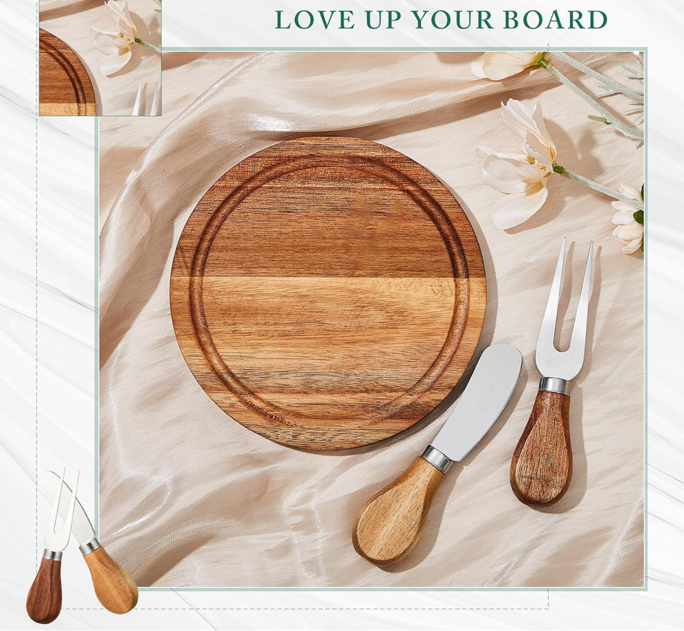 ROUND CHARCUTERIE BOARD – PNW Artisan Boards